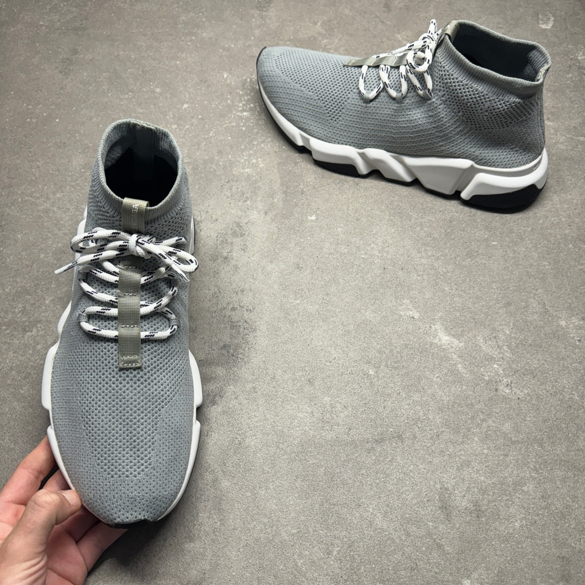 BALENCIAGA MENS SPEED GREY EU 42 (FIT A UK 9) – Lovedkicks