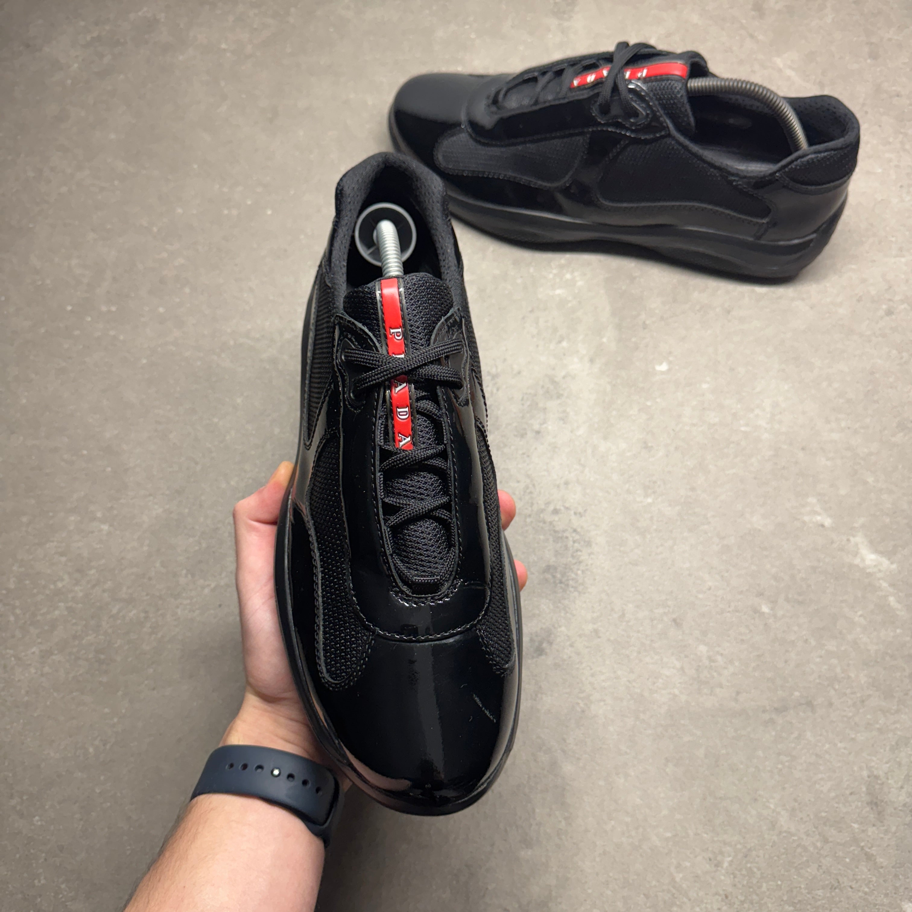 PRADA MENS CUPS BLACK EU 42 (FIT A UK 9 / 9.5) – Lovedkicks