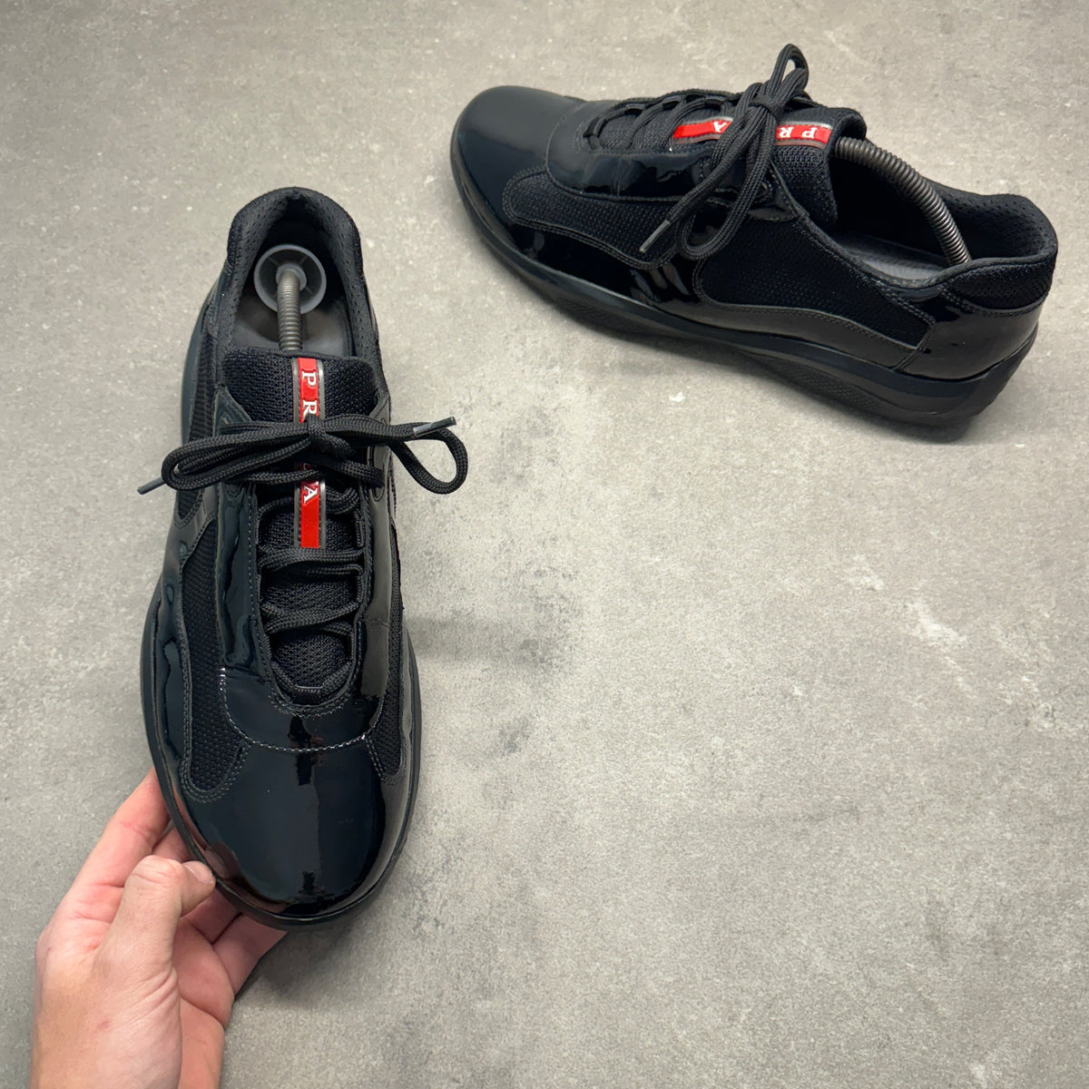 PRADA MENS CUPS BLACK EU 43 (FIT A UK 10 / 10.5) – Lovedkicks
